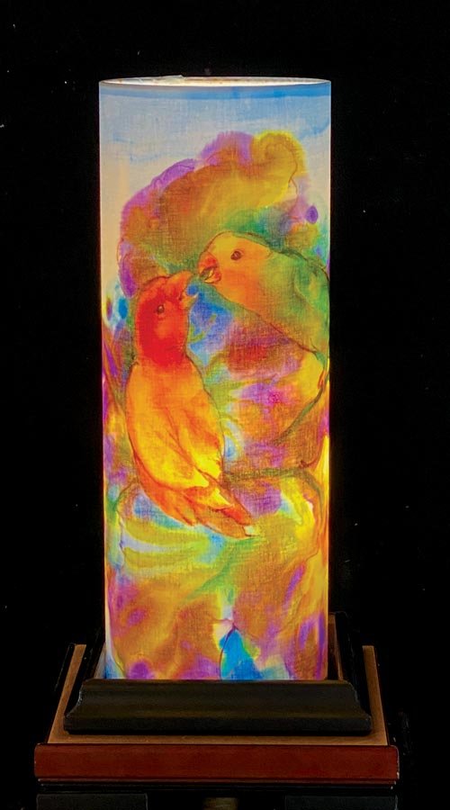 Lighting Art Lamps-Handmade-Love Birds – 101Art-Fine Arts-Online Art ...